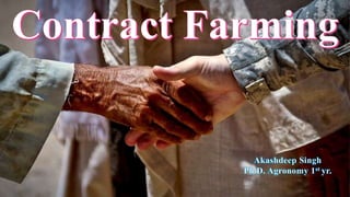 Contract farming | PPTX