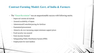 Contract farming | PPTX