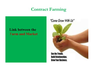 Contract Farming and benefits to farmers | PPT