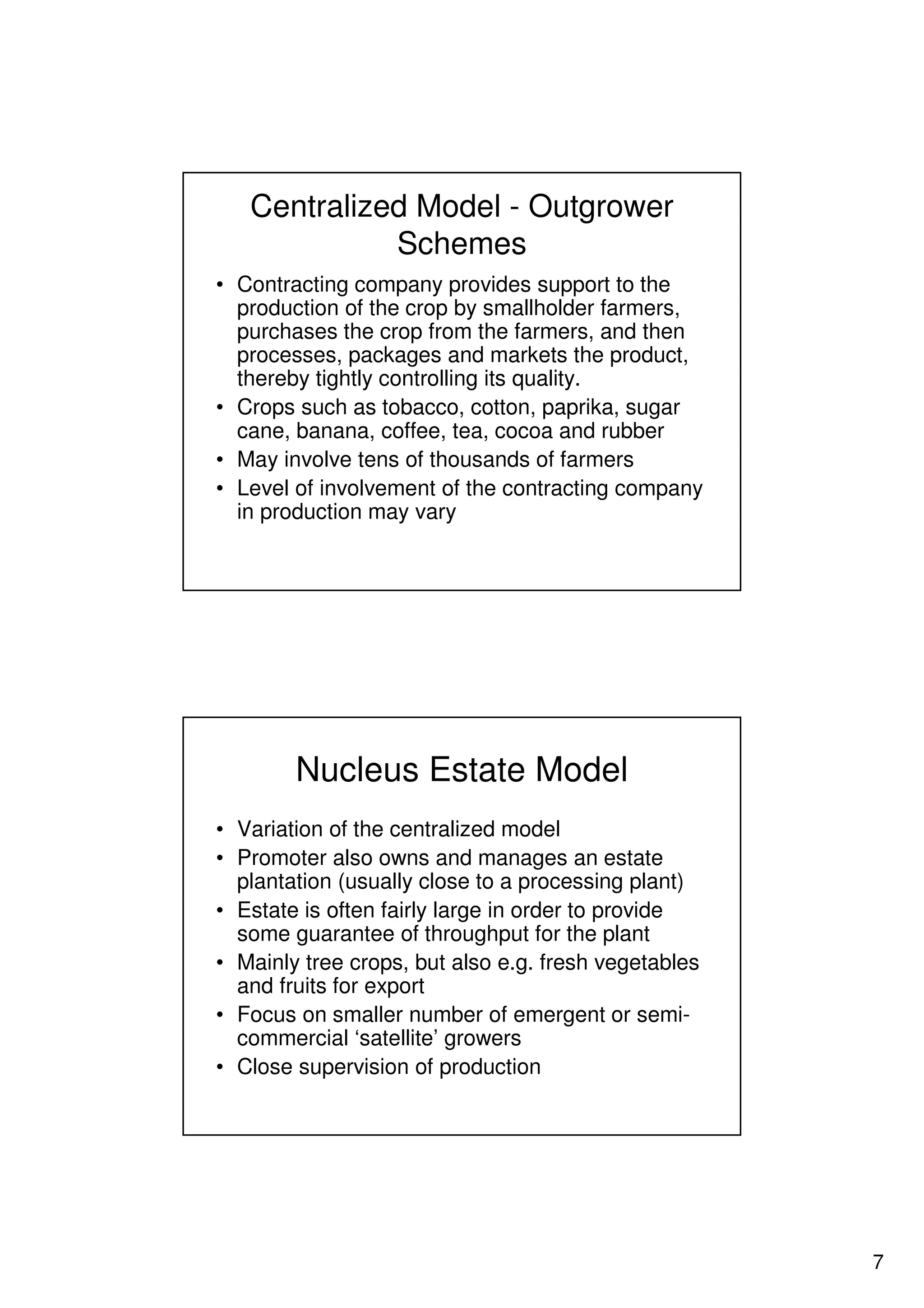 Contract Farming | PDF