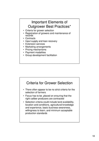 Contract Farming | PDF