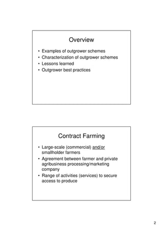 Contract Farming | PDF