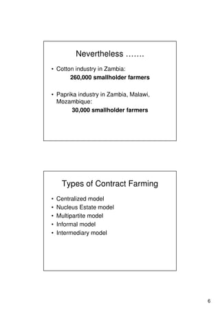 Contract Farming | PDF