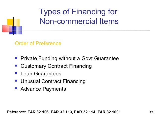 Contract financing