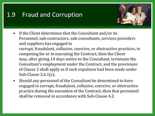 Contract for consultancy services lump sum - b1 general provisions | PPTX