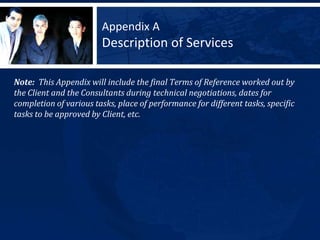 Contract for consultancy services time based - d appendix | PPTX