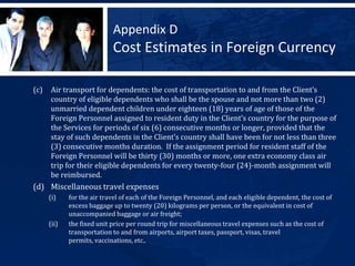 Contract for consultancy services time based - d appendix | PPTX