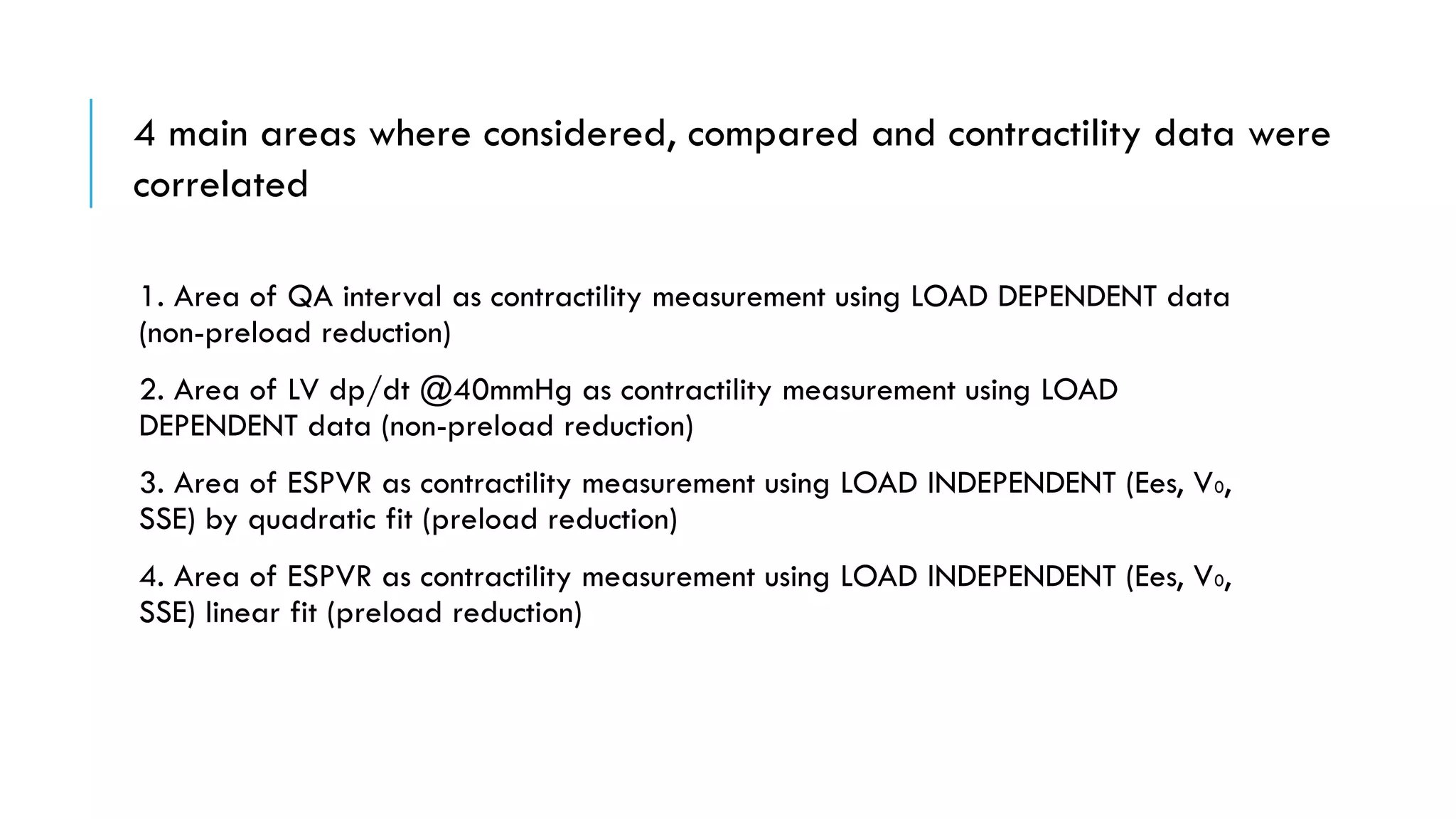 Cardiac Contractility Using Qa Interval Ppt