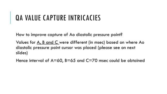 Cardiac Contractility Using Qa Interval Ppt