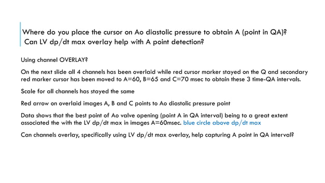 Cardiac Contractility Using Qa Interval Ppt