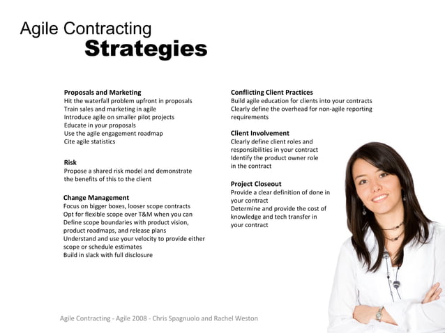 Contracting For Agile Software Development Ppt Business Business And Finance