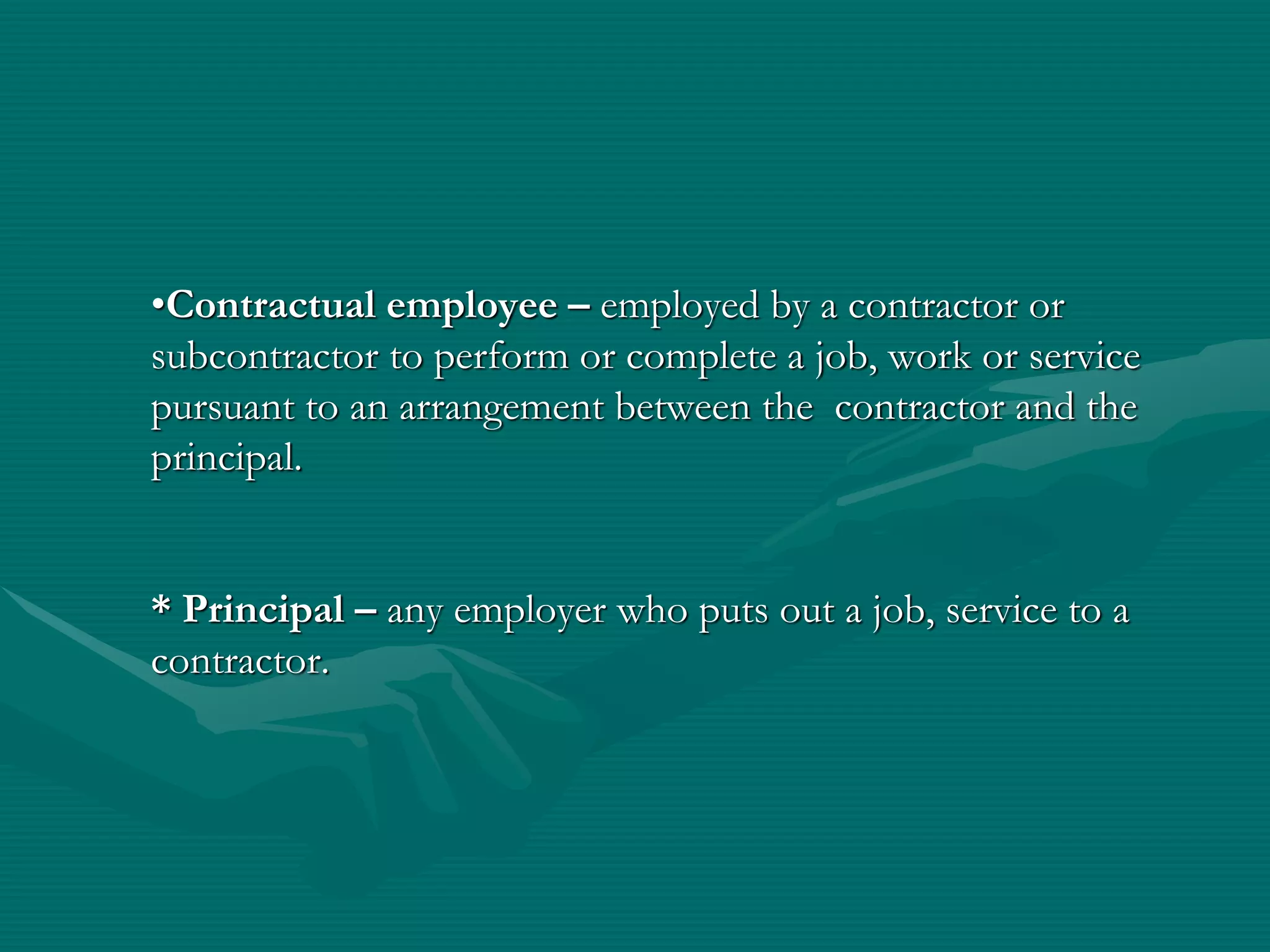 Contracting and subcontracting | PDF