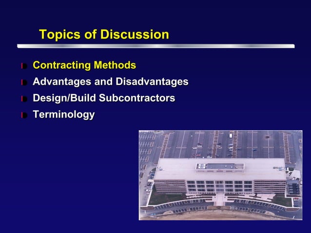 Contracting Methods | PDF | Construction Industry | Industries