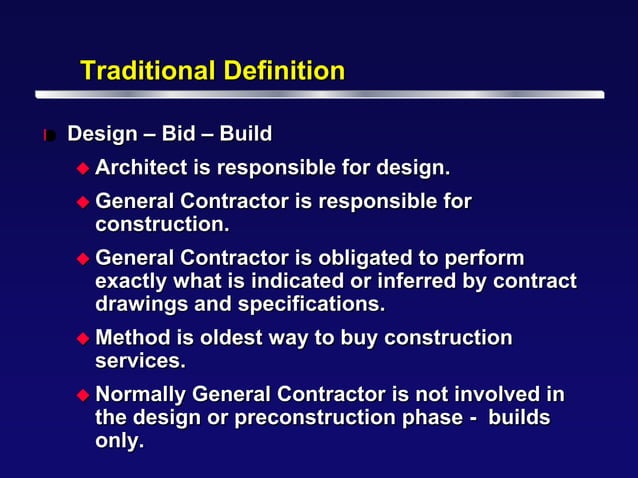 Contracting Methods | PDF | Construction Industry | Industries