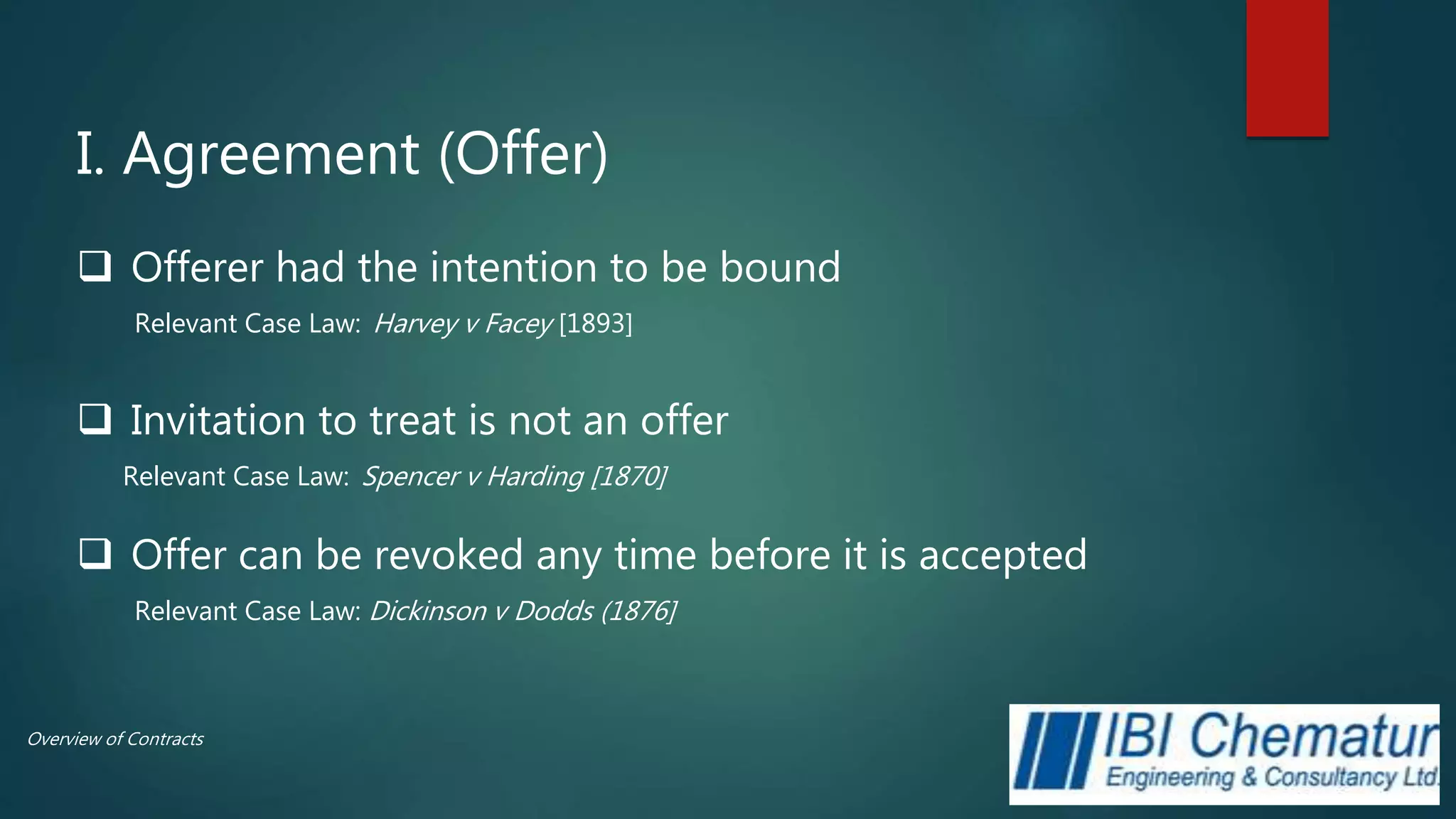 Contracting Principles | PPTX