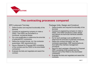 Contracting strategies for_terminal_construction | PPT