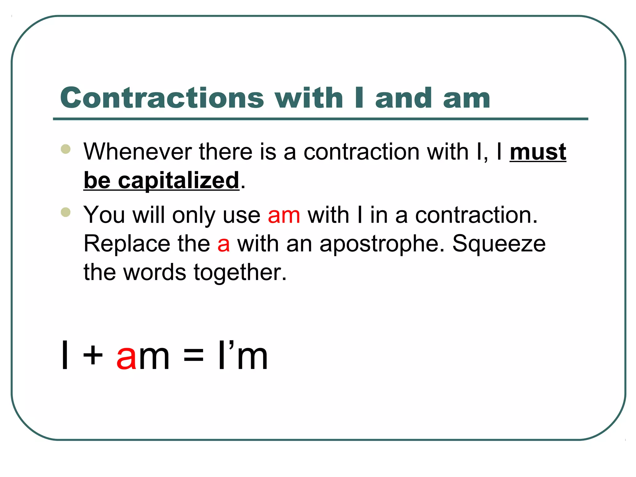 Contraction | PPT