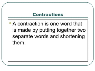 Contraction | PPT