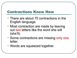 Contraction | PPT