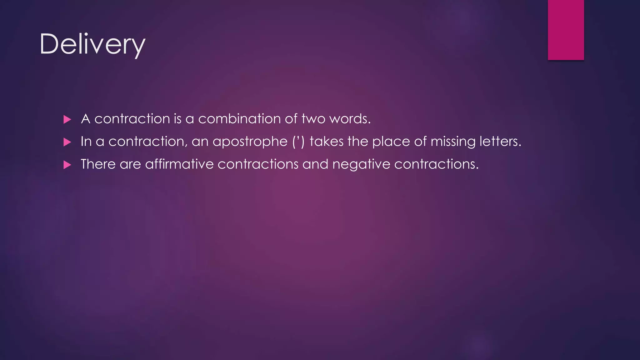 Contractions | PPT