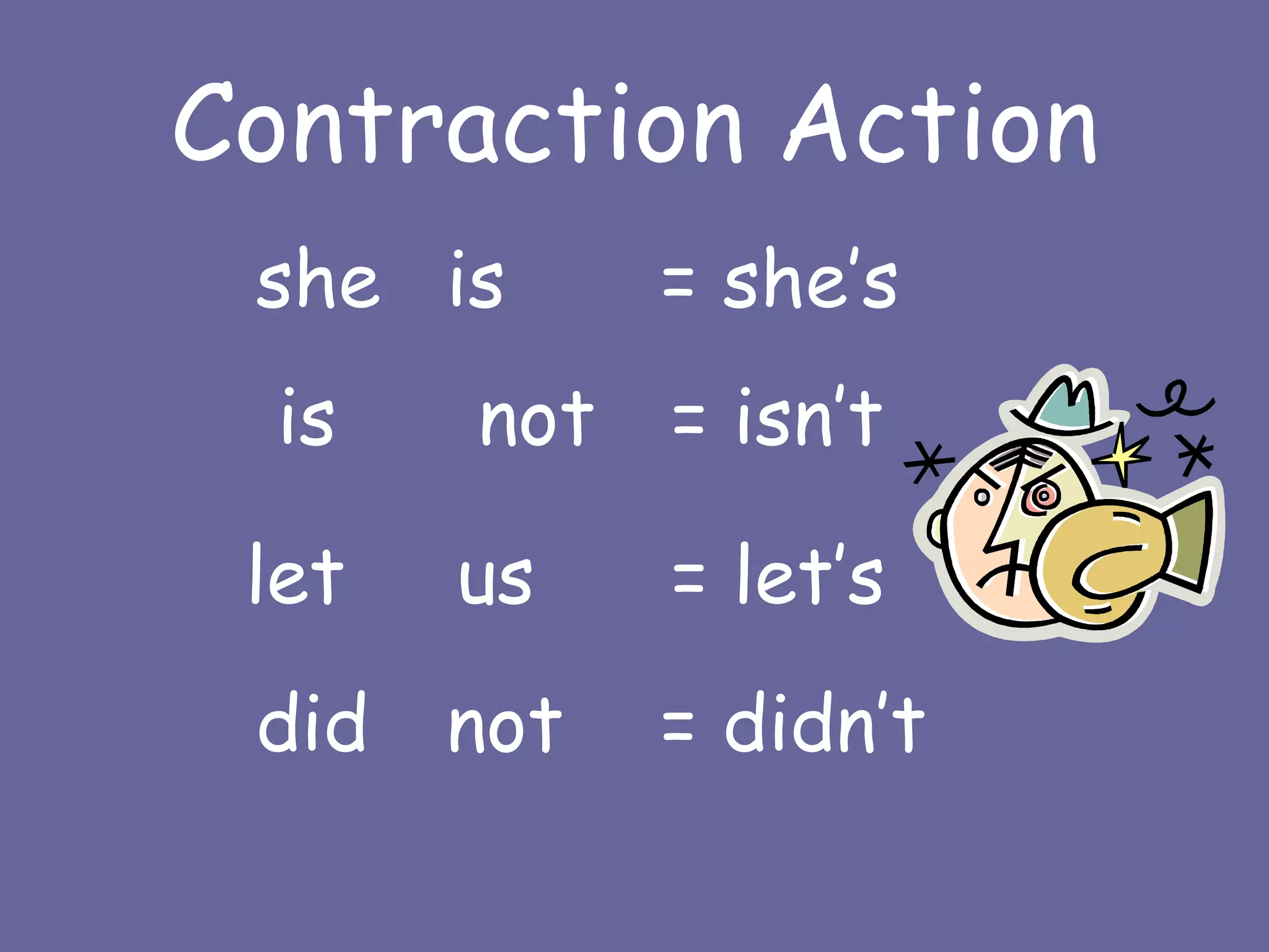 Contractions and negatives | PPT