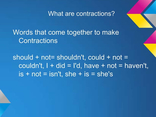 Contractions hailey,zoe | PPTX