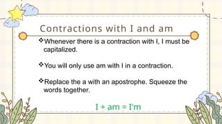Understanding and Using Contractions in Everyday English Sentences | PPTX