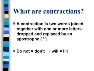 contractionsppt1-21 yes i am 0302104234.ppt
