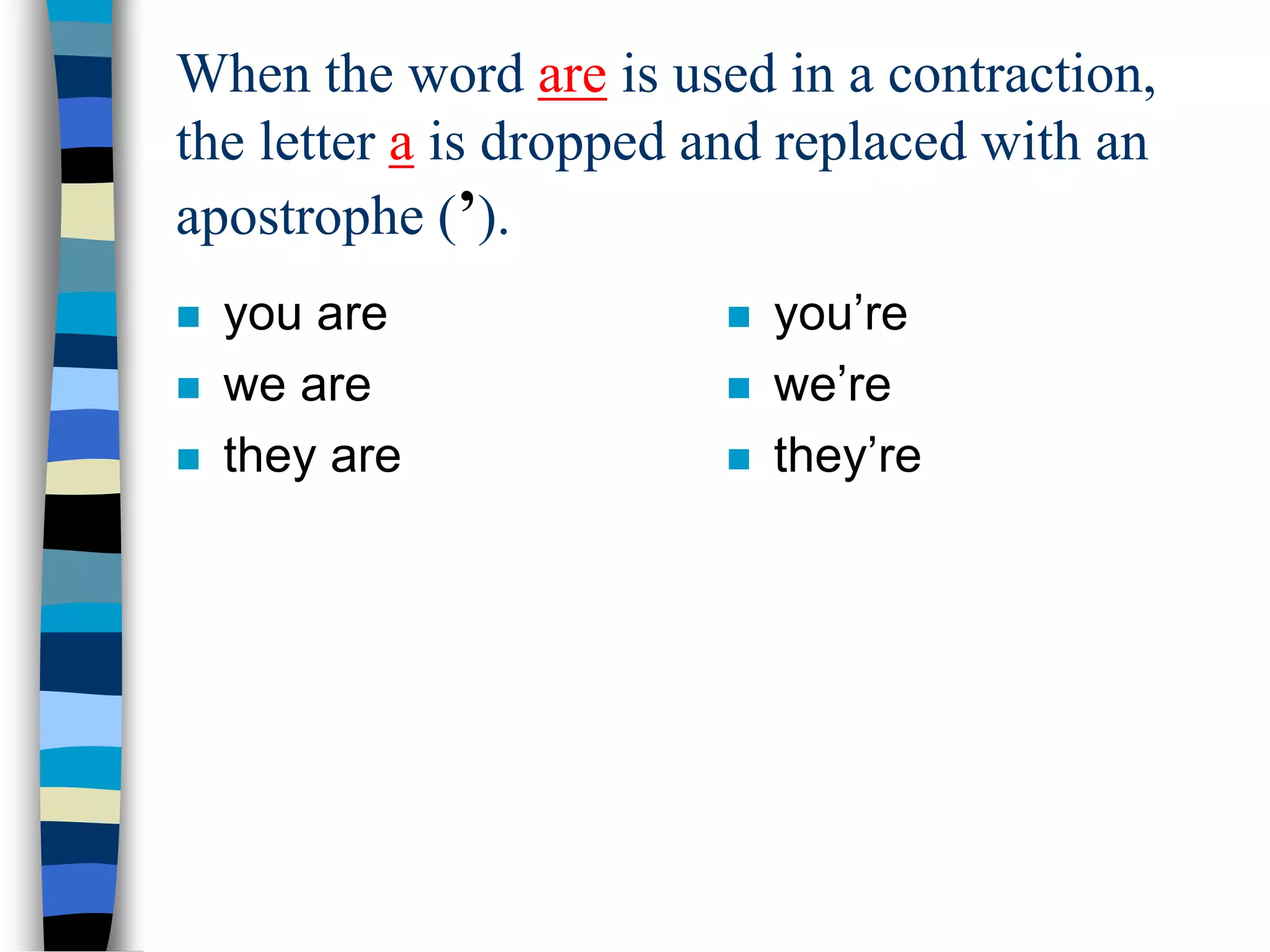 Contractions ppt | PPT