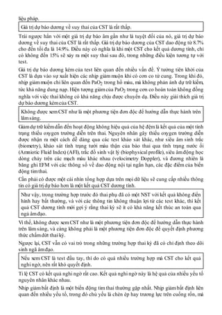 CONTRACTION STRESS TEST | PDF