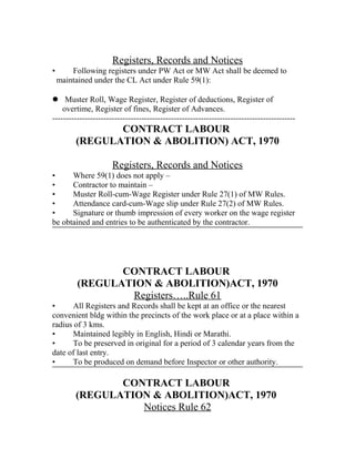 Contract labour | DOC