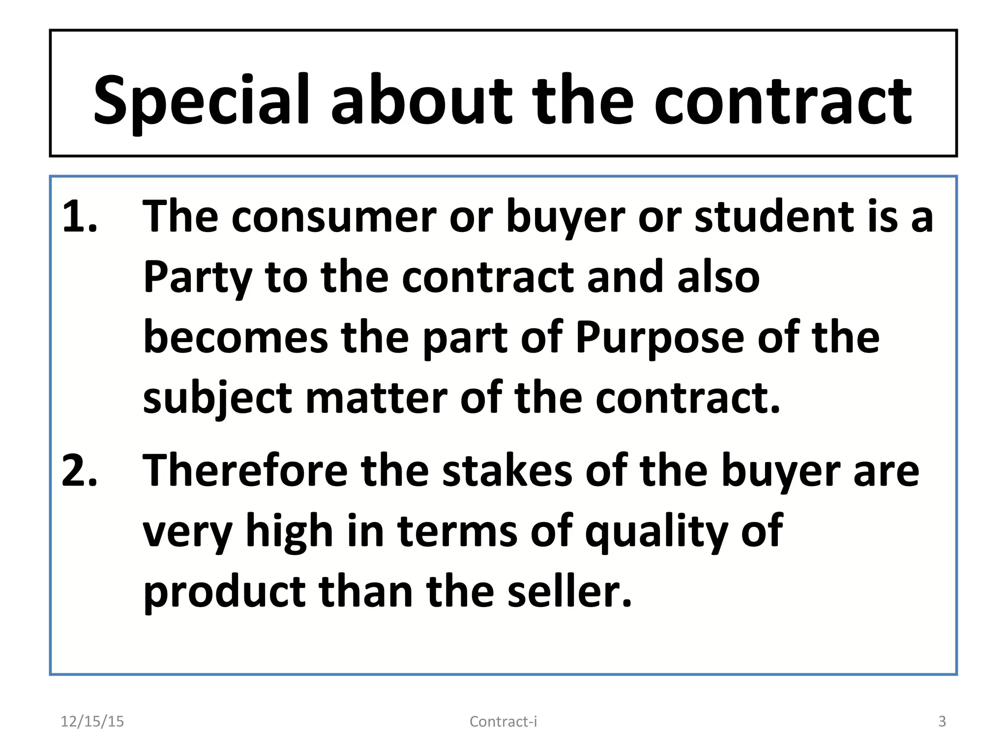 General principles of Contract law | PPT