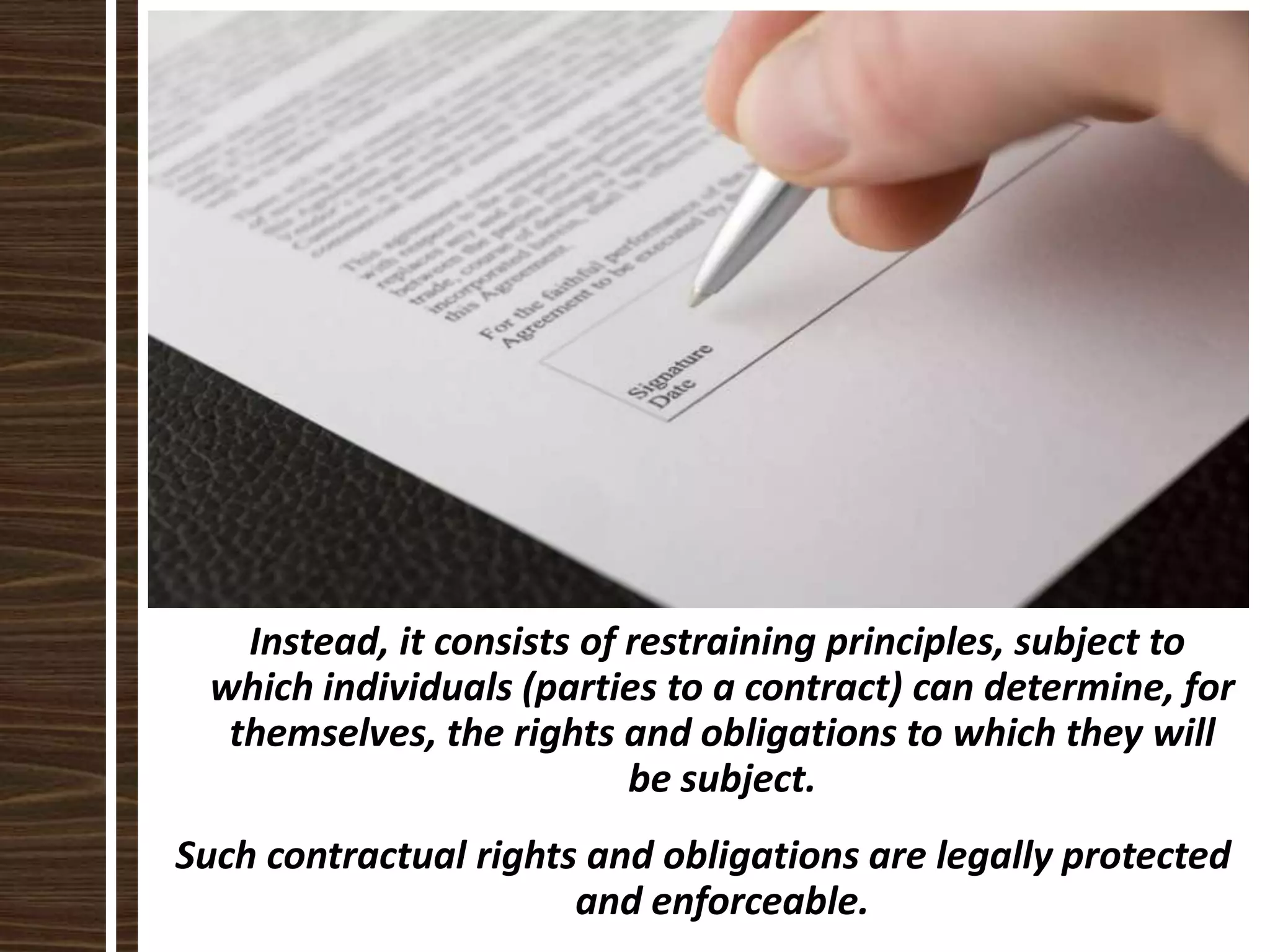 Key features of Contract law | PPTX