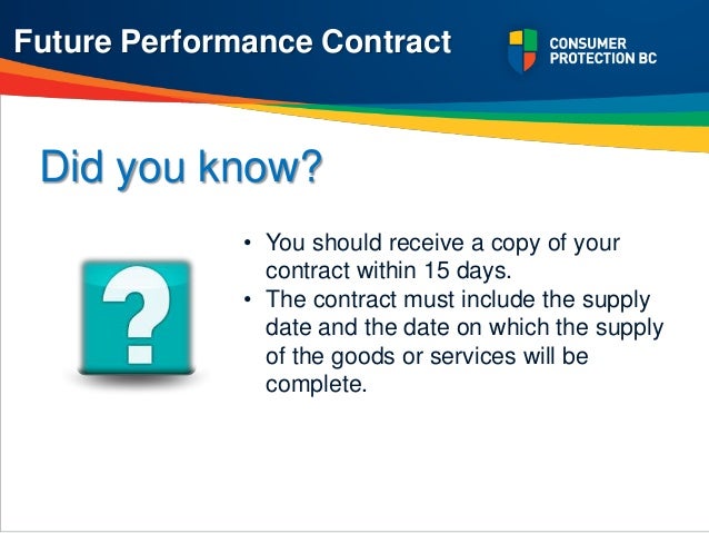 BC's Consumer Contract Law 101