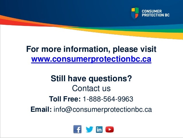 BC's Consumer Contract Law 101