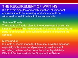 Contract law | PPTX