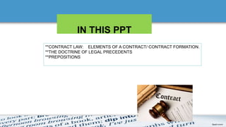 Contract law | PPT