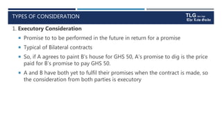 Consideration in Contract Law | PPTX