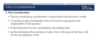 Consideration in Contract Law | PPT