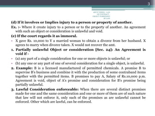 Contract law lecture 6 - object forbidden by law | PPTX