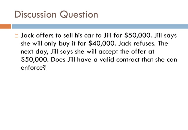 Contract Law - an overview and how to answer exam questions | PDF