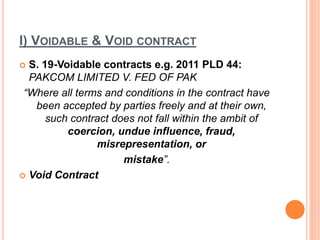 Contract law ppt | PPTX