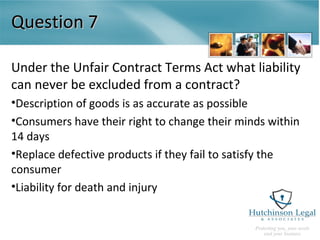 Contract Law Quiz (1) | PPT