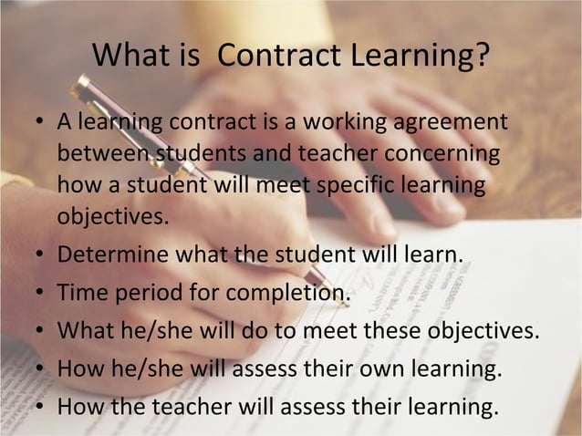 Contract Learning | PPT
