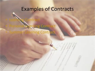Contract Learning | PPT