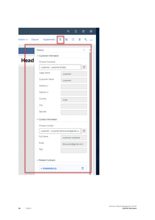 SAP Contract Lifecycle Management complete guide | PDF