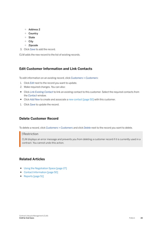 SAP Contract Lifecycle Management complete guide | PDF