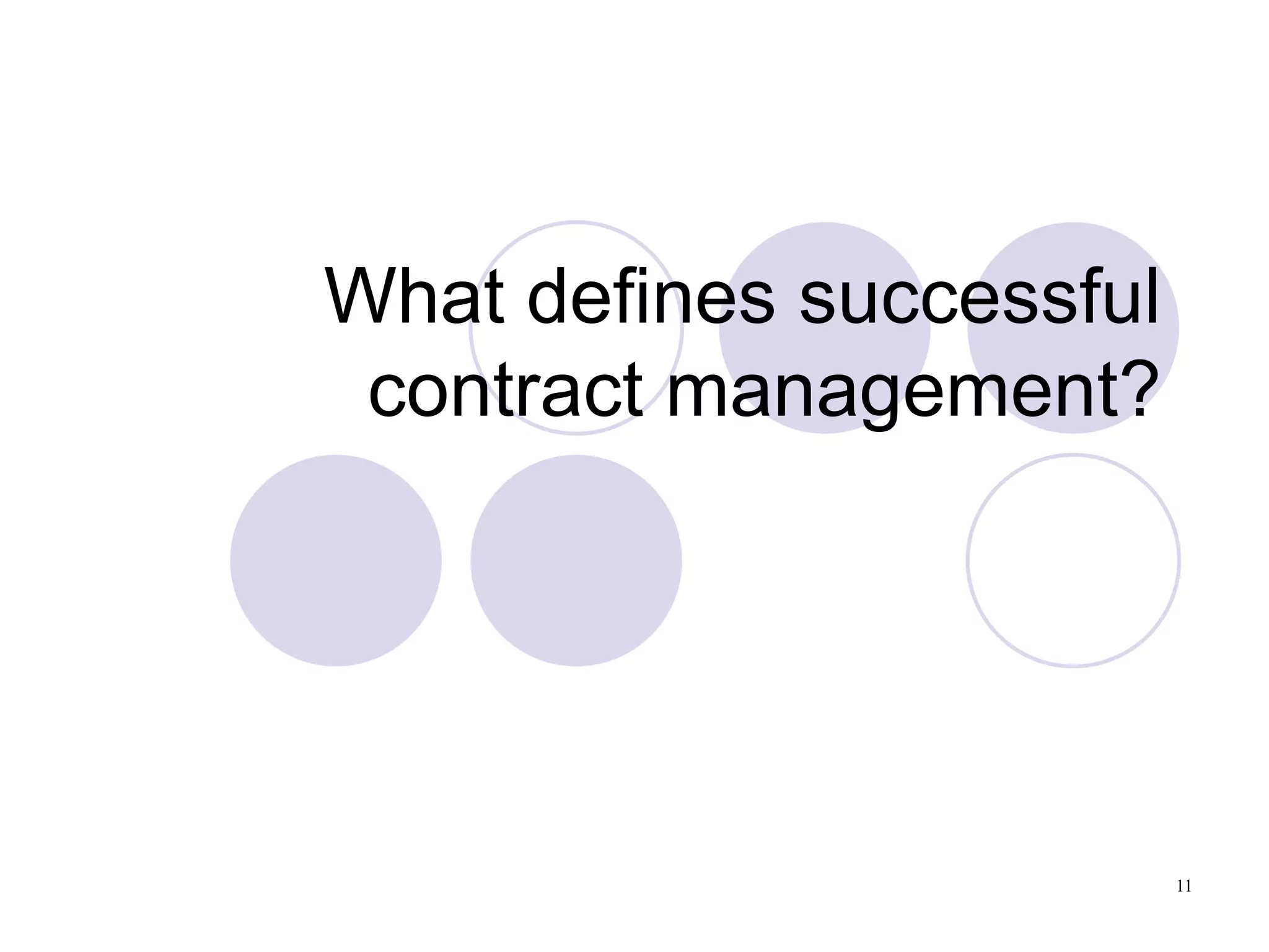 Effective Contract Management | PPT