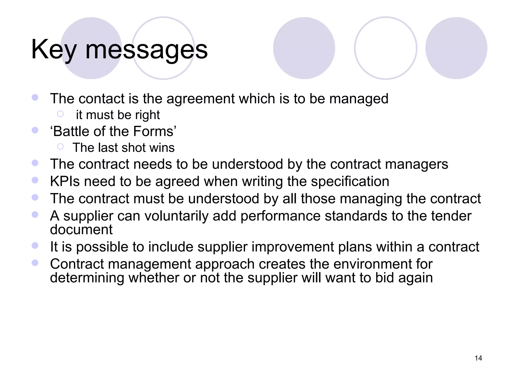 Effective Contract Management | PPT