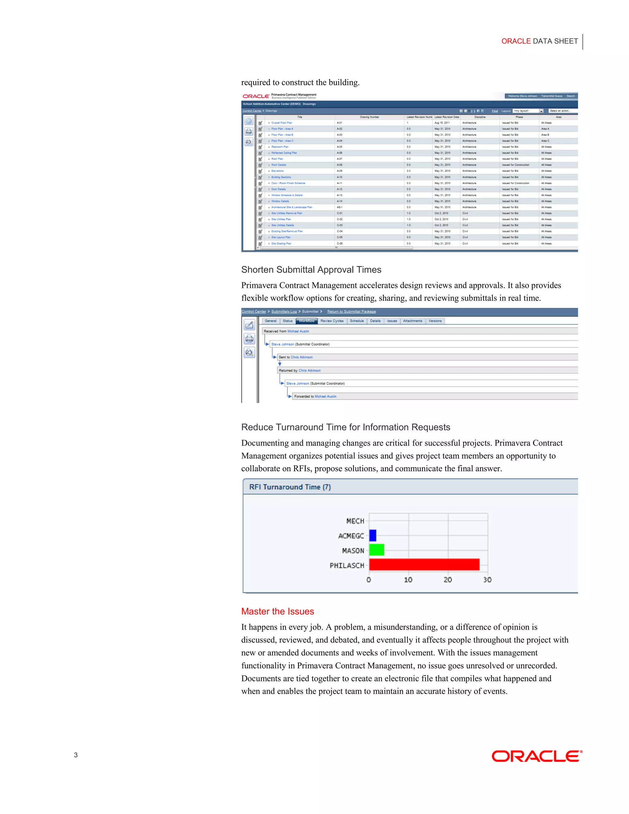 Oracle Primavera: Contract Management | PDF